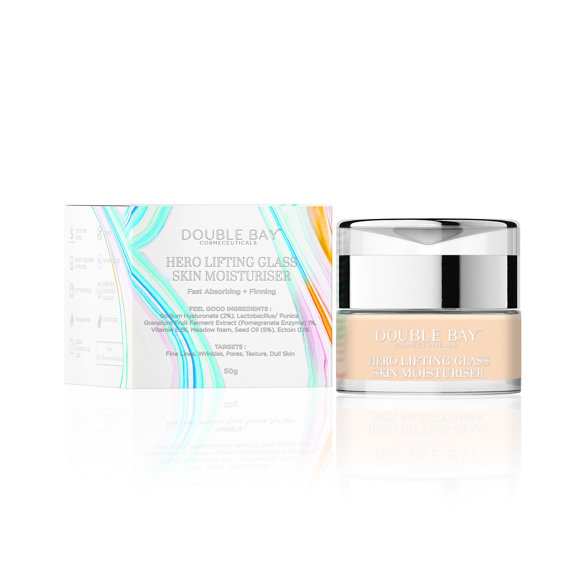 HERO LIFTING GLASS SKIN MOISTURISER – Double Bay Cosmeceuticals