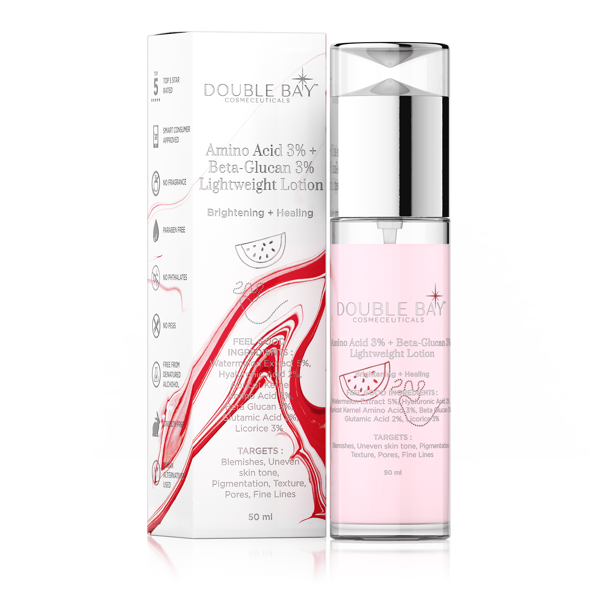 Amino Acid 3% + Beta-Glucan 3% Lightweight Lotion – Double Bay ...