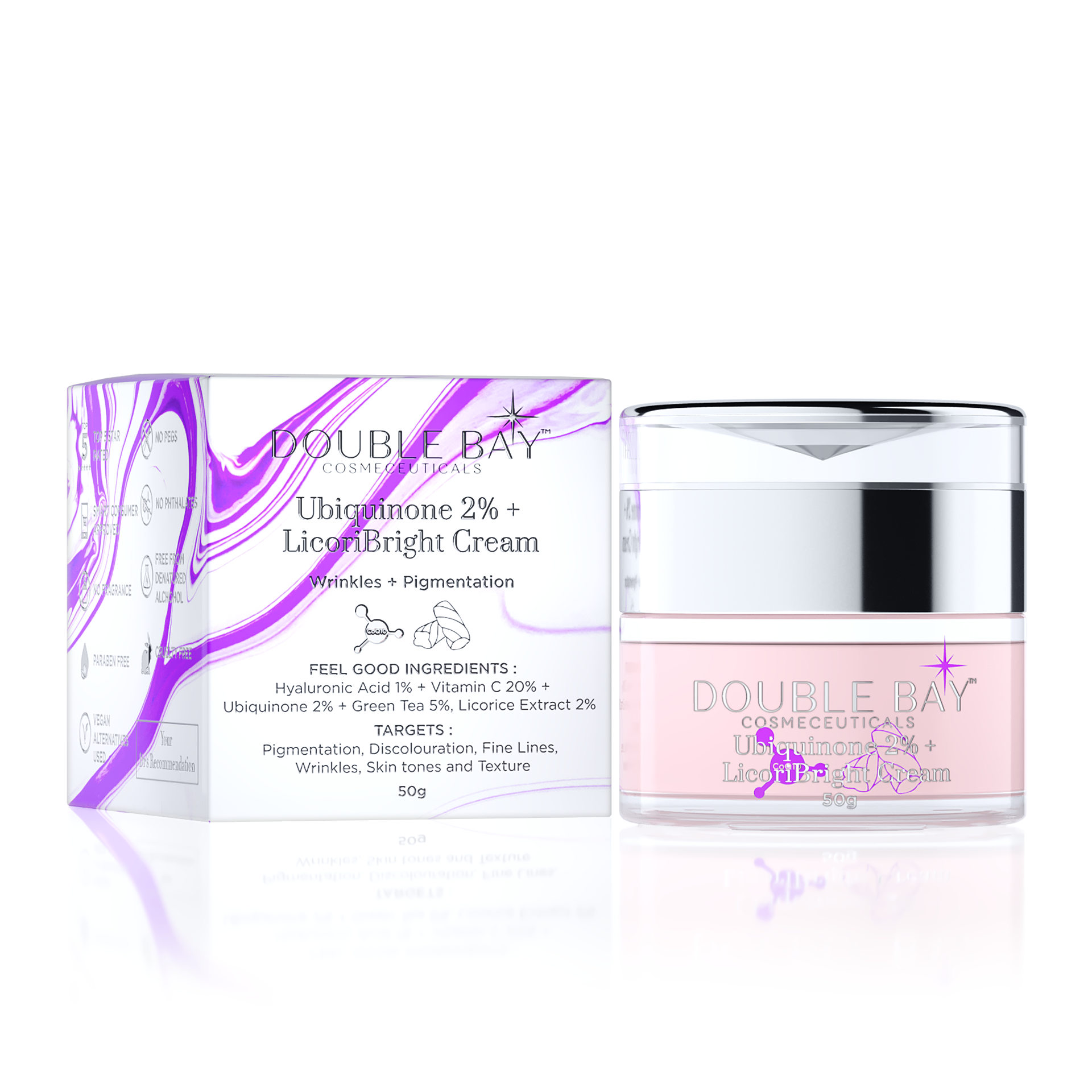 Ubiquinone 2% + LicoriBright Cream – Double Bay Cosmeceuticals
